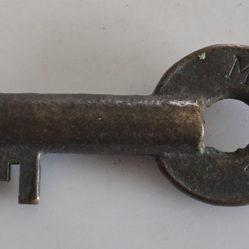 Brass Railroad Barrel Key - Etsy