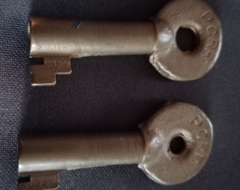CMSTP & PR Brass Hollow Barrel Railroad Key - Etsy