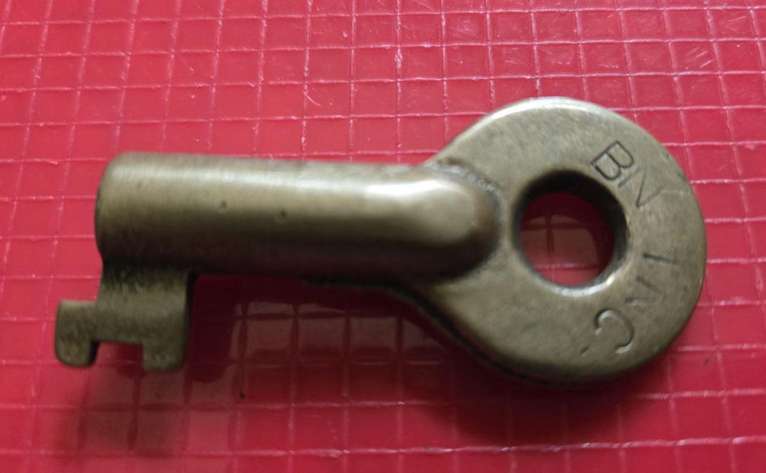 BN INC Brass Hollow Barrel Railroad Key Free S/H OLY - Etsy