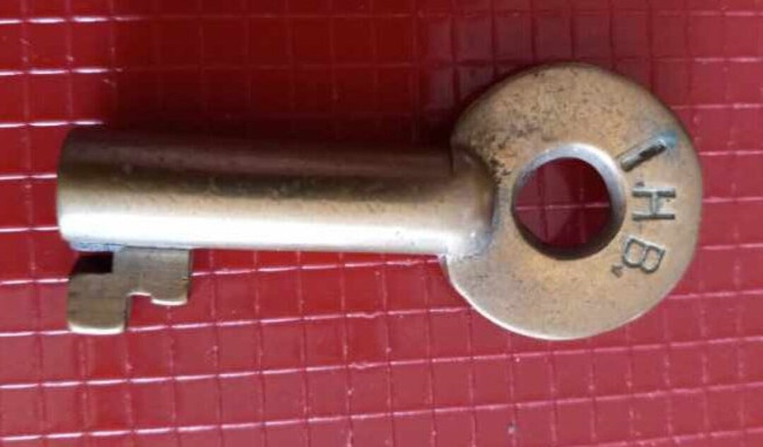 I.H.B Railroad Brass Hollow Barrel Key ~ Free Shipping #105CO - Etsy