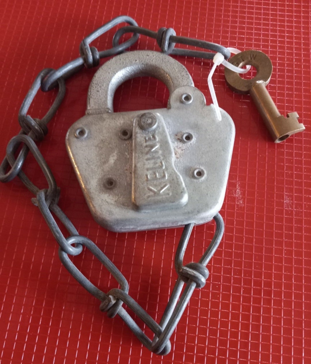 GTW Brass Hollow Barrel Railroad Key and Padlock ~ Free S/H #204 MI - Etsy