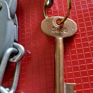 SAFE Padlock and Brass Hollow Barrel Key Free S/H AM - Etsy