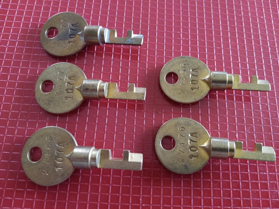 Lot of 5 Sargent & Greenleaf 107A High Security Keys Free S/H LU - Etsy