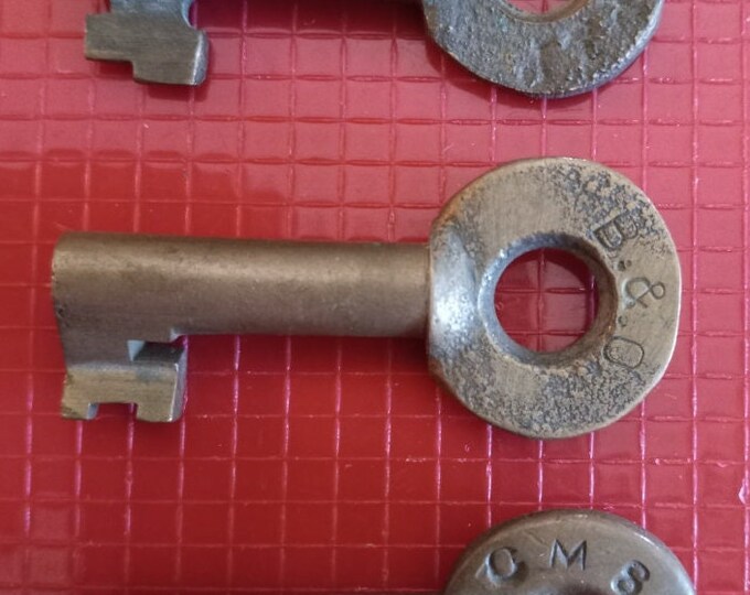 Lot of 3 Railroad Keys CMSTP??, B&O and CMSTPPR ~ Free S/H #883M - Etsy