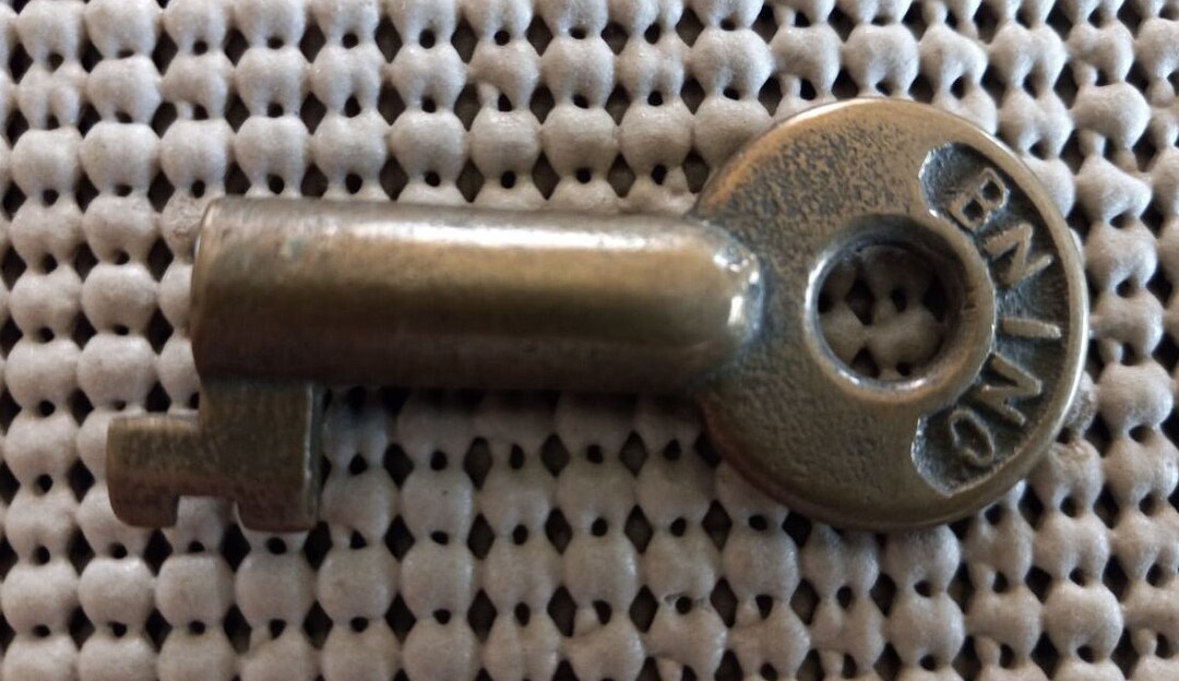 BN INC Brass Hollow Barrel Railroad Key Free S/H CO - Etsy