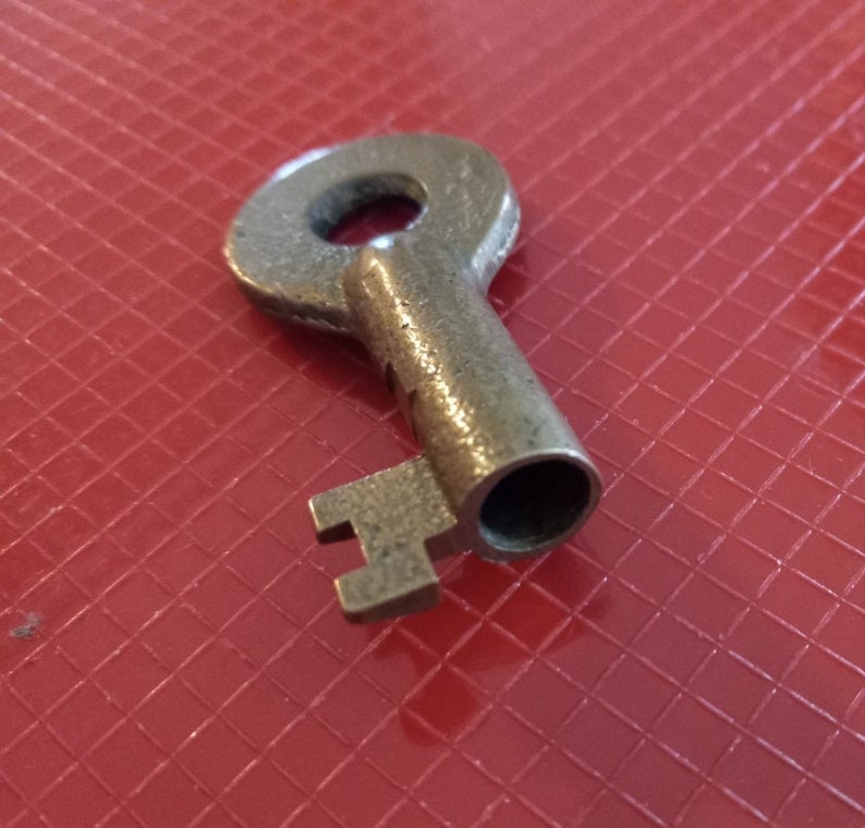 BN INC Brass Hollow Barrel Railroad Key ~ Free S/H #LJ - Etsy