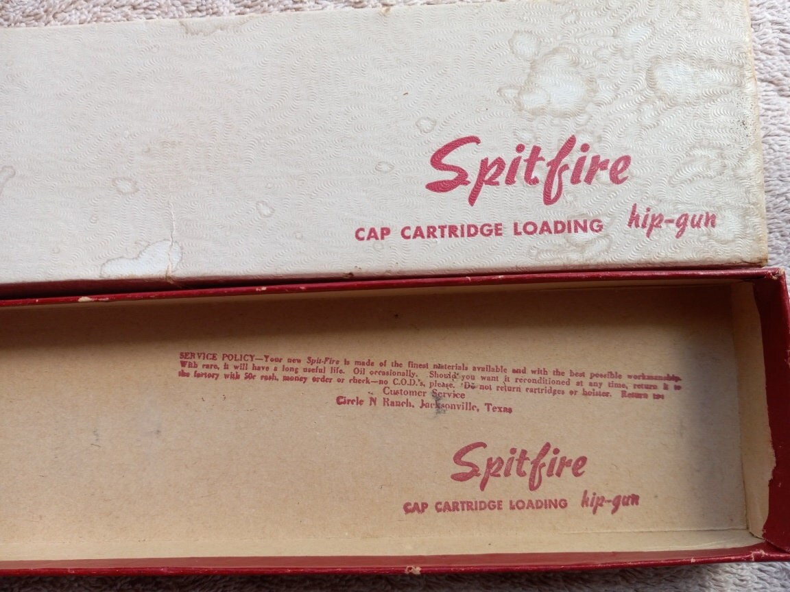 Vintage Nichols Spitfire Toy Cap Gun Free S/H 265 - Etsy
