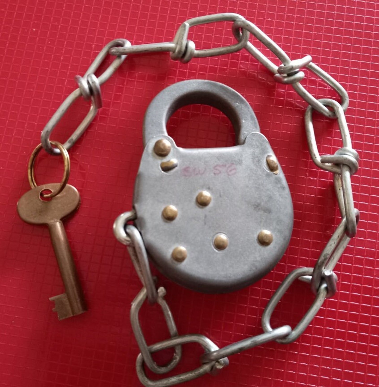 SAFE Padlock and Brass Hollow Barrel Key Free S/H AM - Etsy