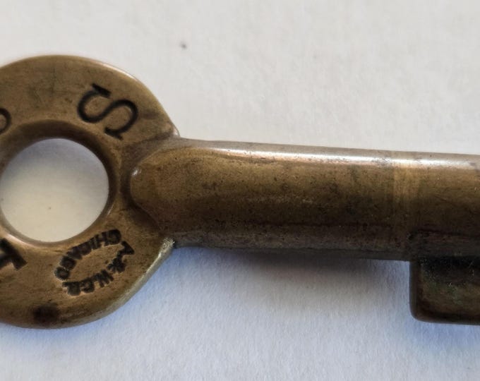 C.R.I.&PRR Brass Hollow Barrel Railroad Key ~ Free S/H #BL152 - Etsy