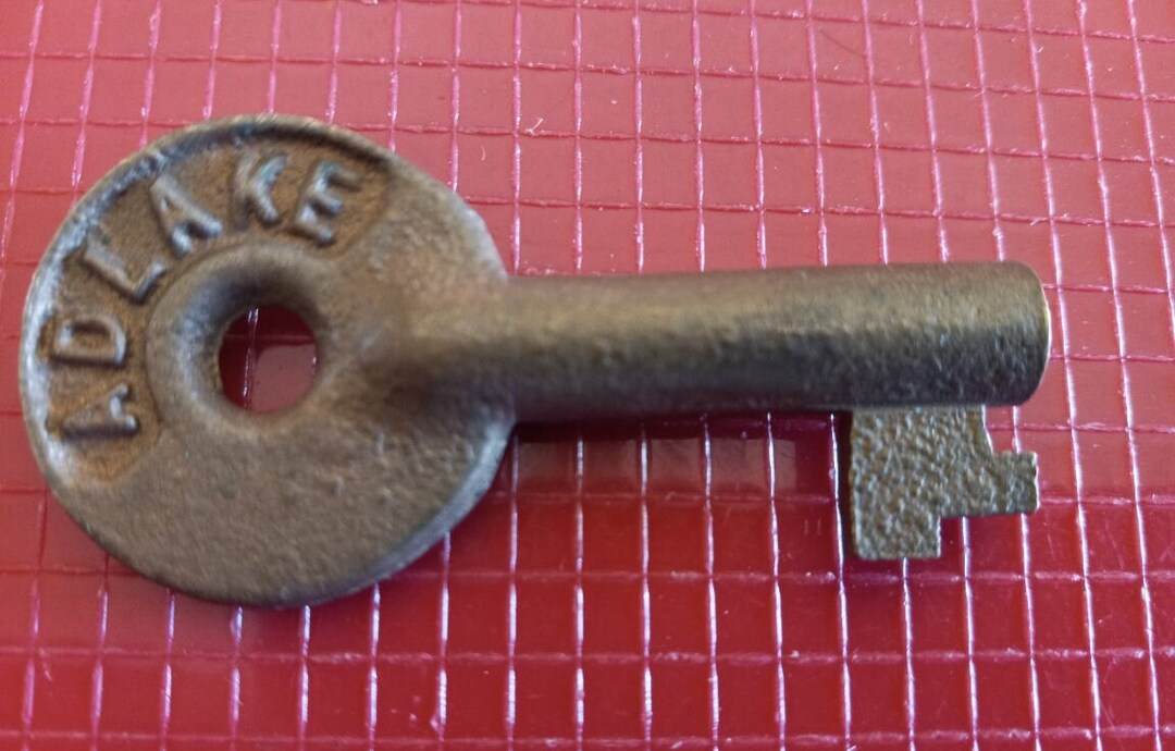 ADLAKE Brass Hollow Barrel Railroad Key Free S/H LU - Etsy