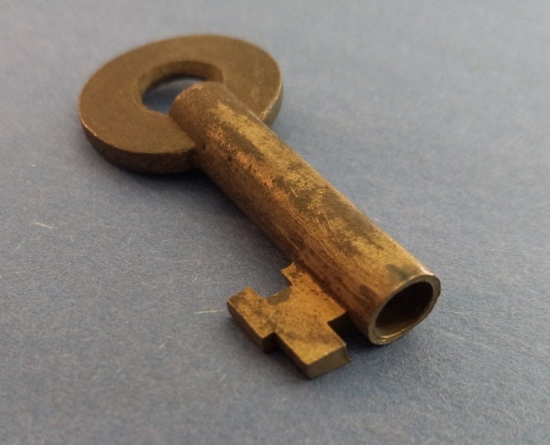 CNID Brass Hollow Barrel Railroad Key ~ Free S/H #68 - Etsy