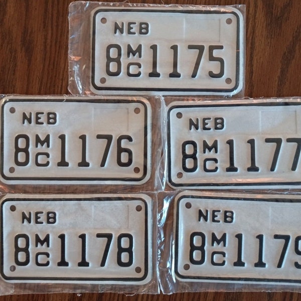 Motorcycle License Plate Lot - Etsy