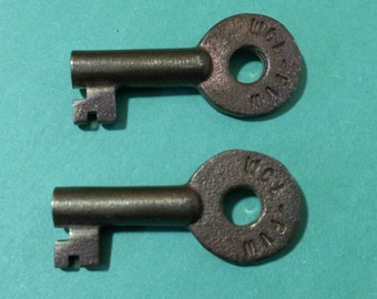 PMLTD Brass Hollow Barrel Railroad Key Free S/H 16 - Etsy