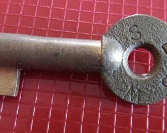 CMSTP & PR Brass Hollow Barrel Railroad Key - Etsy