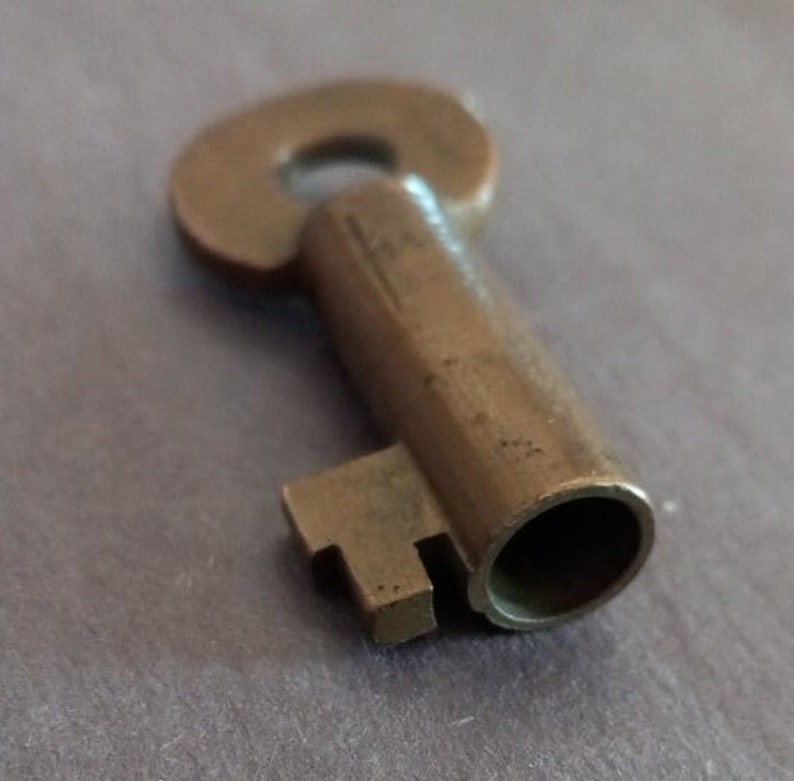 ADLAKE CRI Brass Hollow Barrel Railroad Switch Key Free S/H GP - Etsy