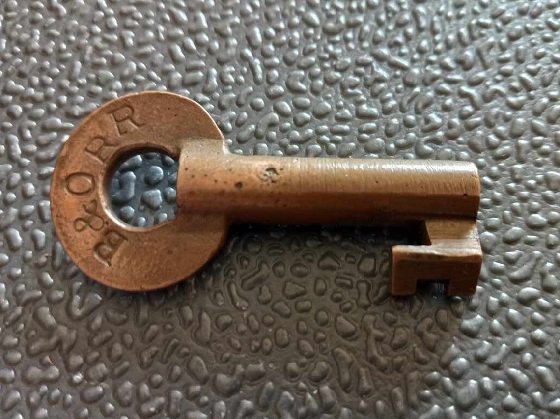 B&O RR Brass Hollow Barrel Railroad Switch Key Free S/H BA - Etsy