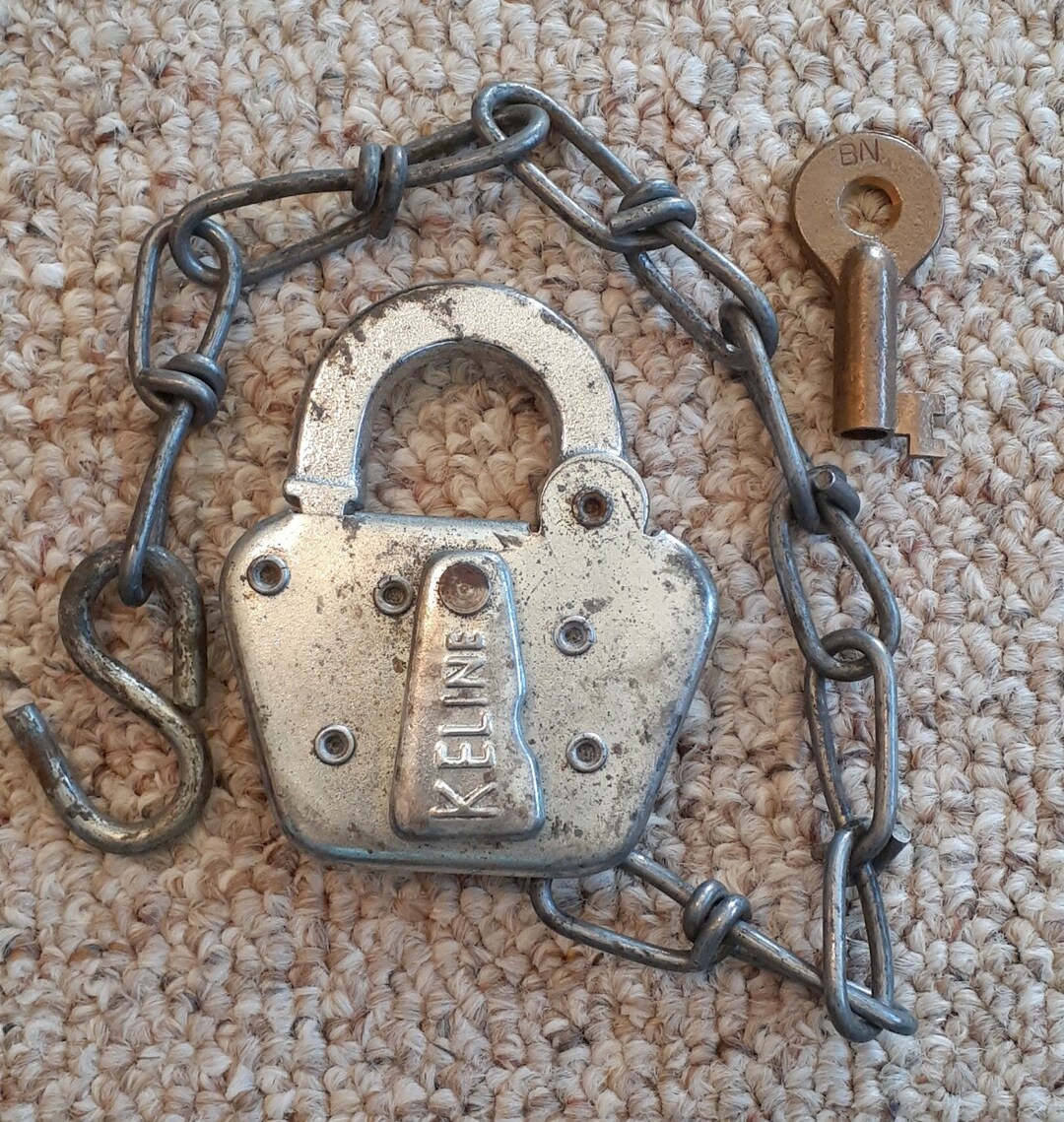 Keline BN Padlock W/ BN ADLAKE Key. - Etsy