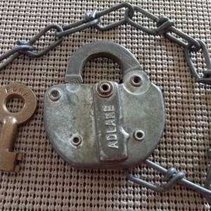 PCRR Railroad Padlock and Brass Hollow Barrel Key Free S/H - Etsy