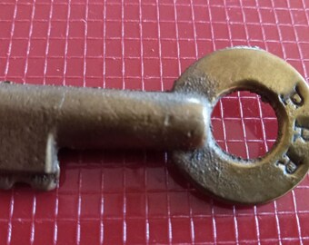 Vintage CRI&PRR Railroad Switch Key Hollow Barrel Brass Key Chicago ...