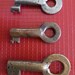 Lot of 3 Low Grade Railroad Keys Free S/H 549 - Etsy