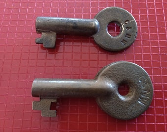 CR Brass Hollow Barrel Railroad Key Free S/H LU - Etsy