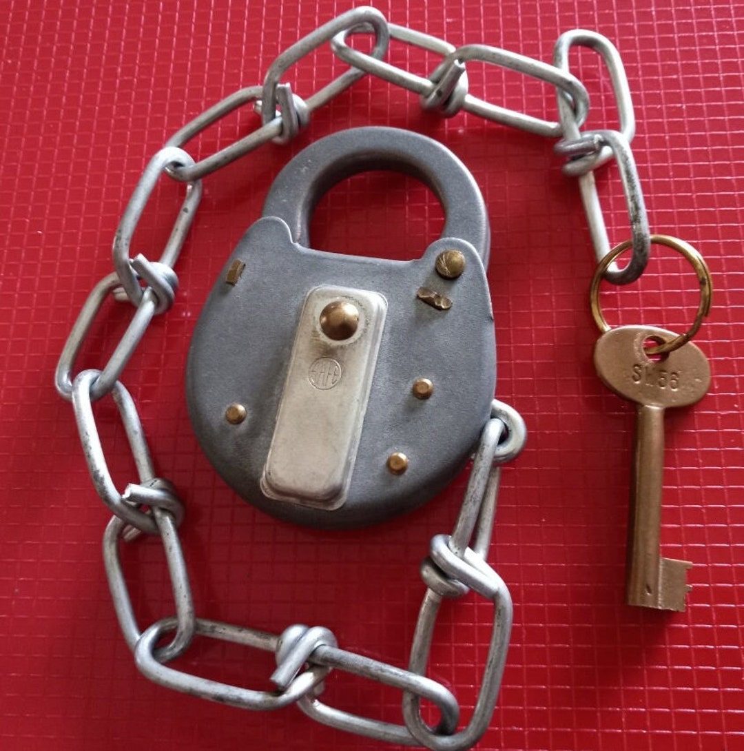 SAFE Padlock and Brass Hollow Barrel Key Free S/H AM - Etsy