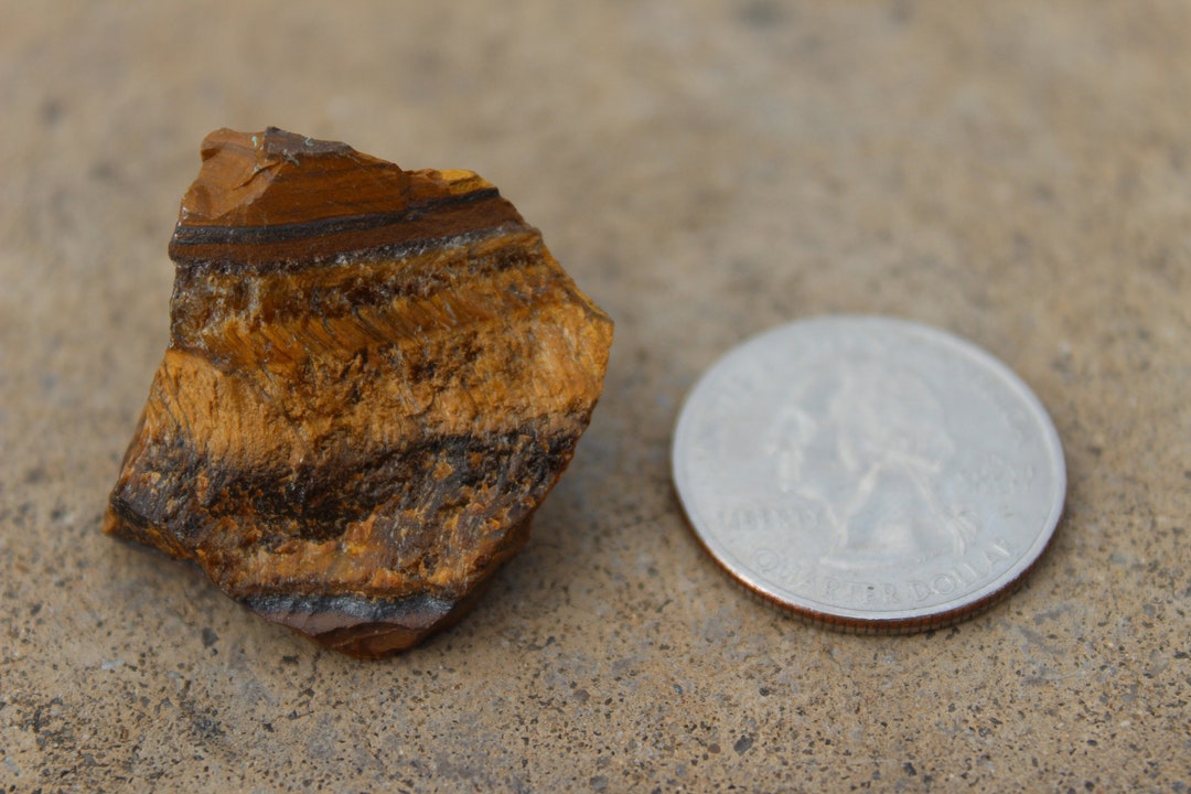Raw Tigers Eye Crystal, Rough Gold Tigers Eye Crystal, Golden Tiger Eye ...
