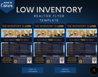 Low Inventory Flyer - Etsy