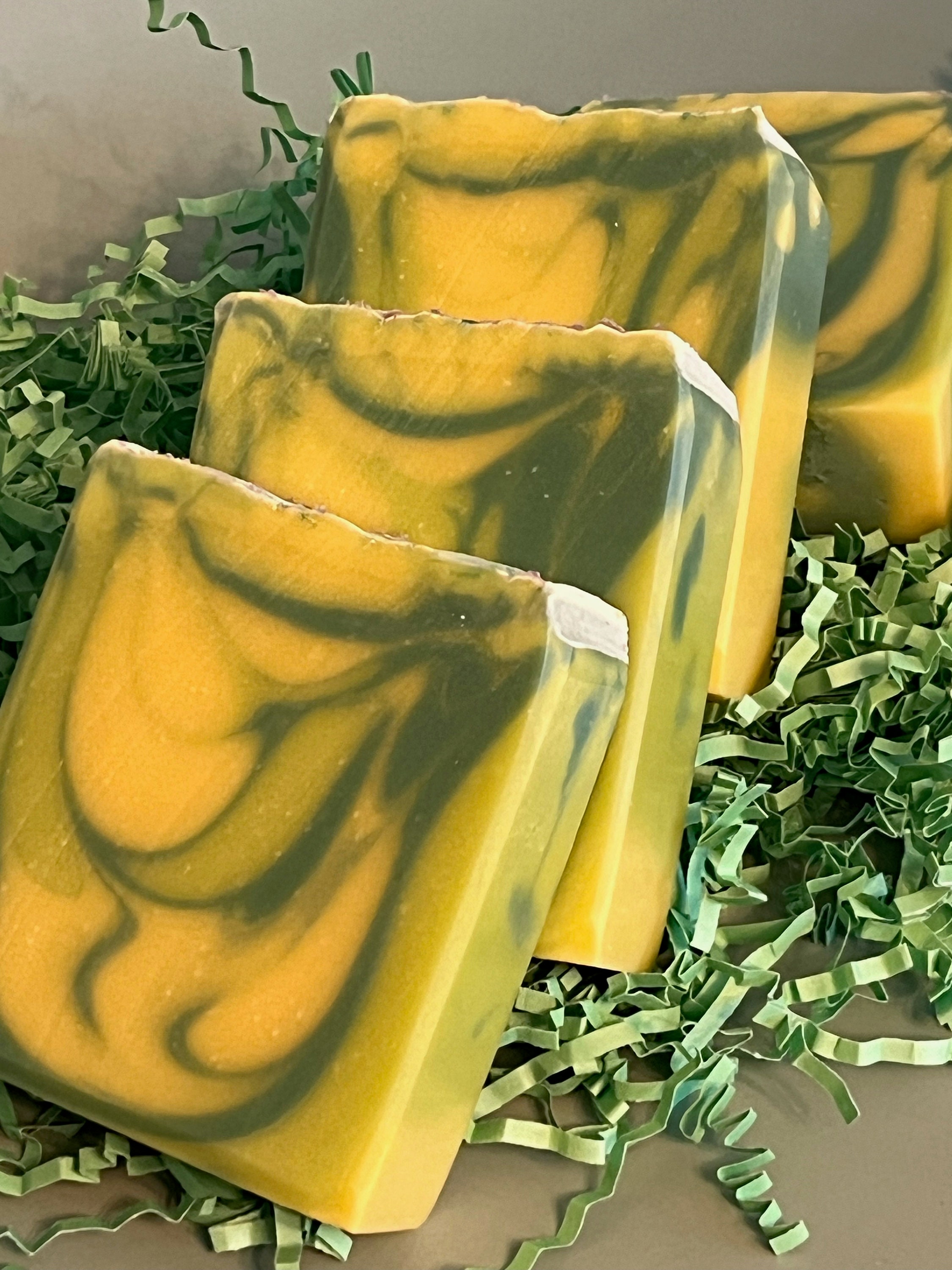 Lemongrass Handmade Soap Bars, Vegan, Moisturizing, Cold Process Soap - Etsy