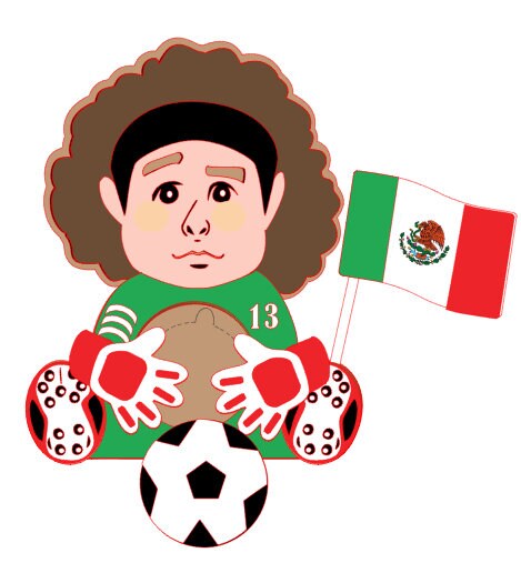 Cut File Colección Futbol Memito / Candy Holder / Dome Size 5, 6 Y 8 Cm ...