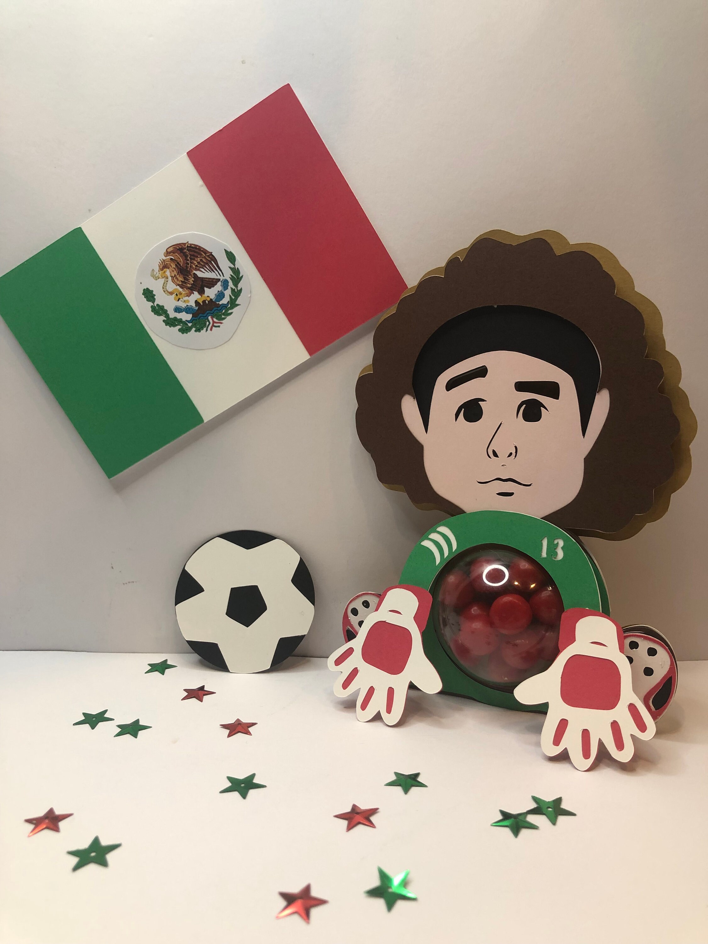 Cut File Colección Futbol Memito / Candy Holder / Dome Size 5, 6 Y 8 Cm ...