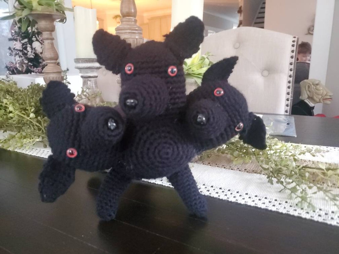 Crochet Cerberus Plush amigurumi - Etsy