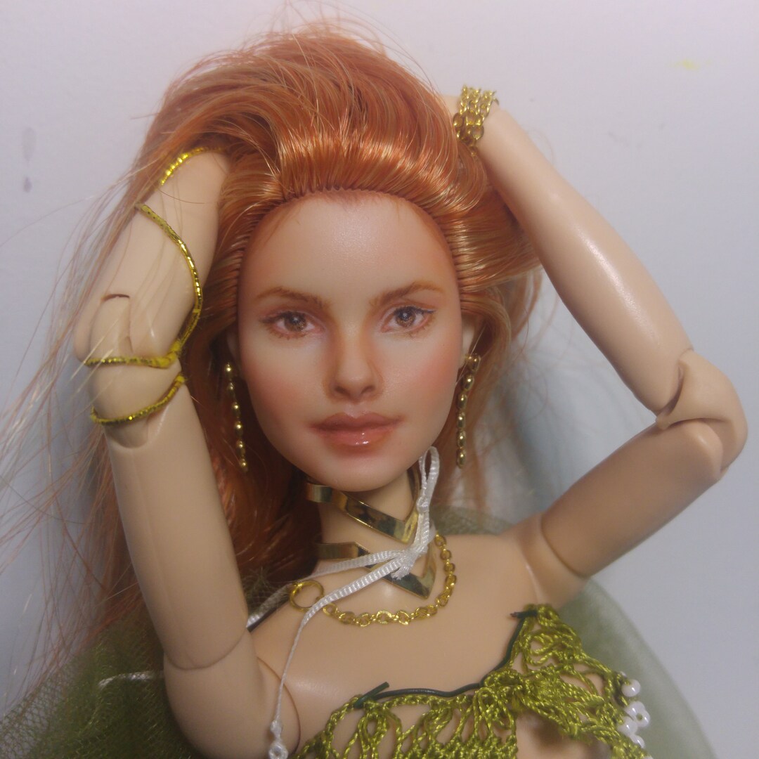Made to Order Hyper Realistic Painted Ooak Red Head Fashion Doll With ...