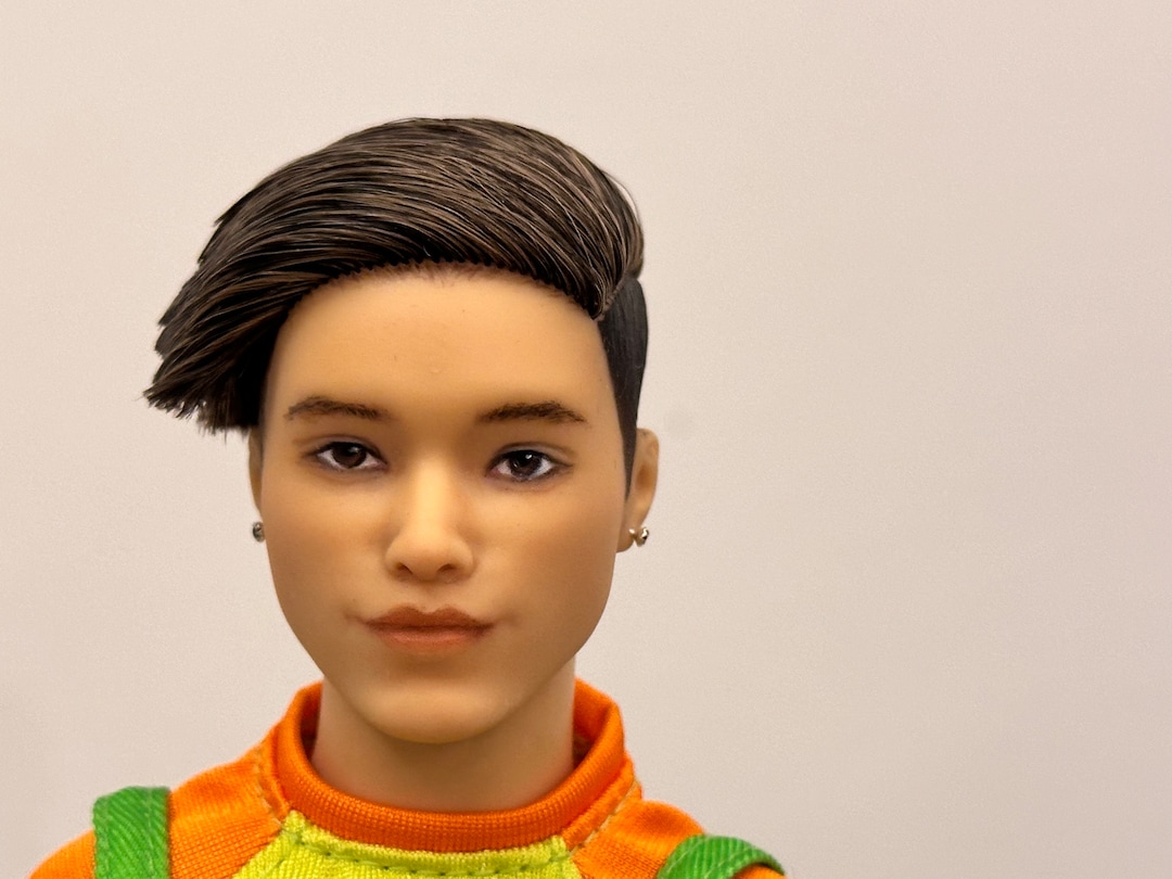 Repainted Handsome Asian Ken Doll With 5 Point Articulated Body and ...