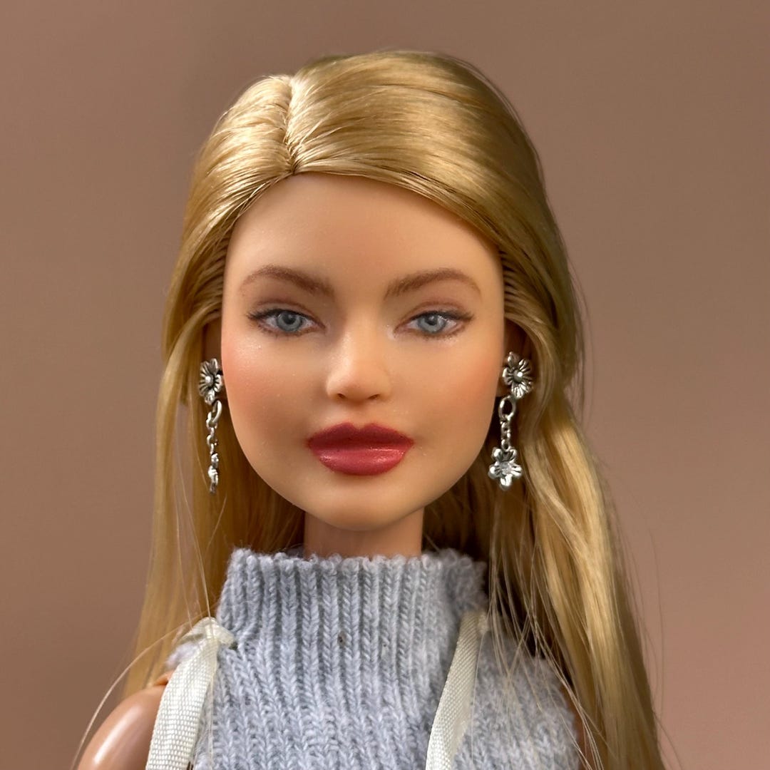 Dollsofus Repainted Fashion Doll With Micro Details / Art Doll / Custom ...