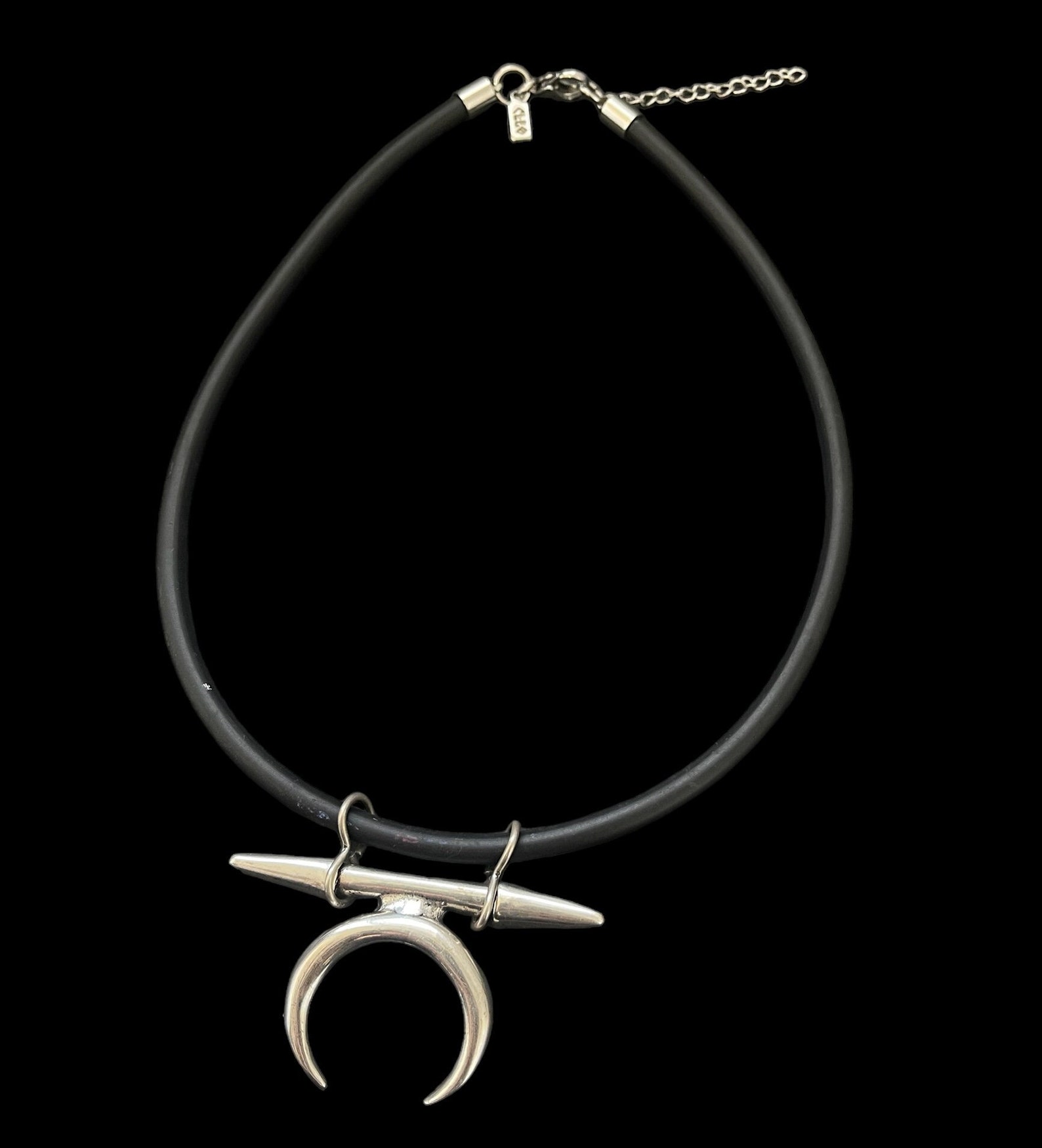 Spike Chain Choker Necklace| Gothic Jewelry| Spike Necklace| Punk ...