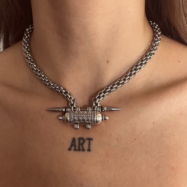 Punk Rock Necklace - Etsy