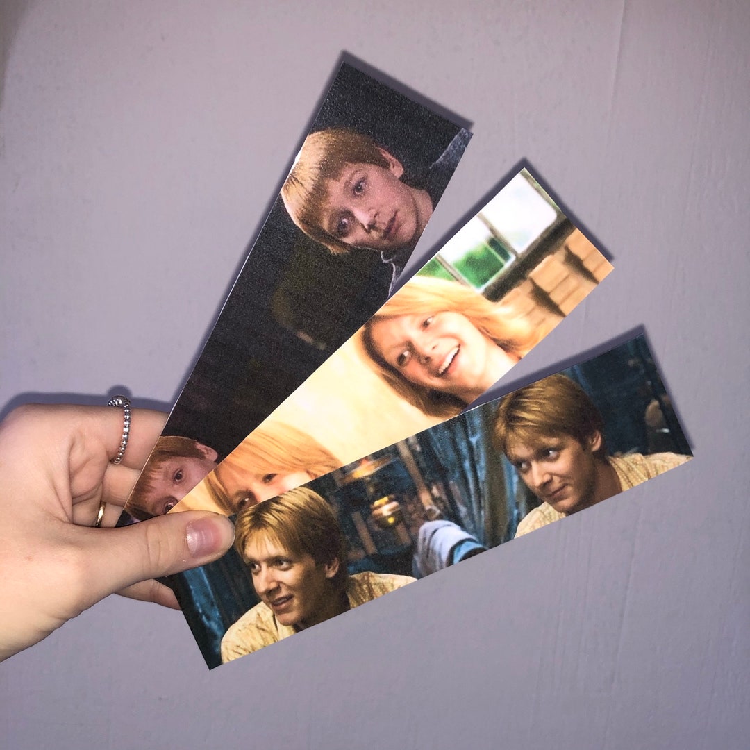 Fred and George Inspired Bookmark Trio - Etsy