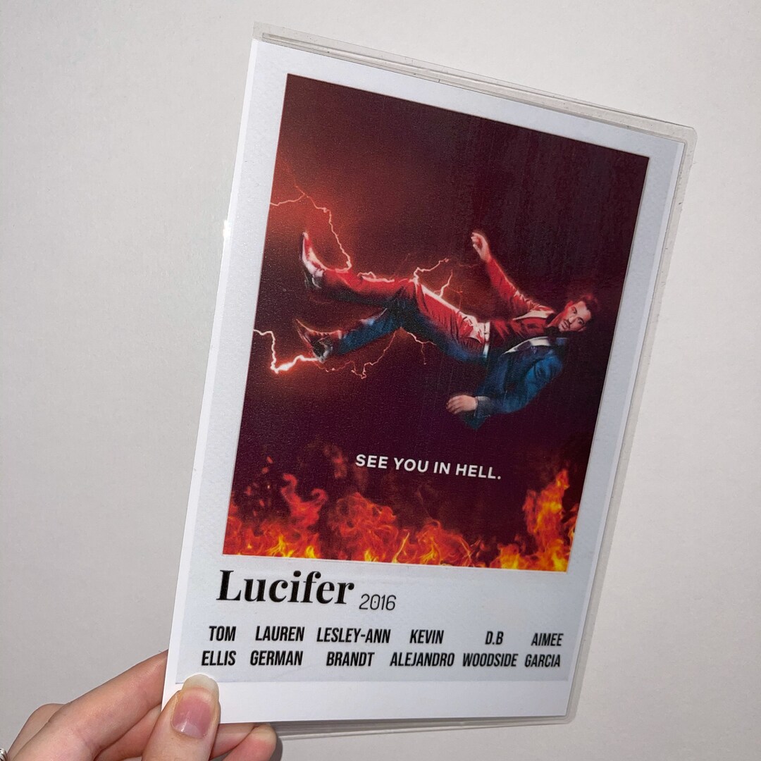 Lucifer TV Show Inspired Mini Poster - Etsy