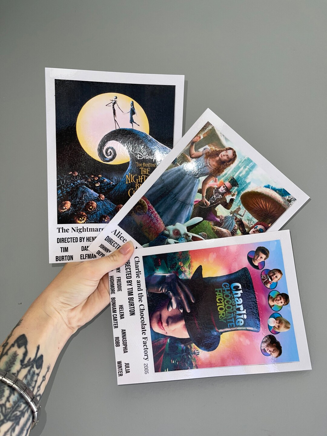 Tim Burton Movie Poster Trio - Etsy