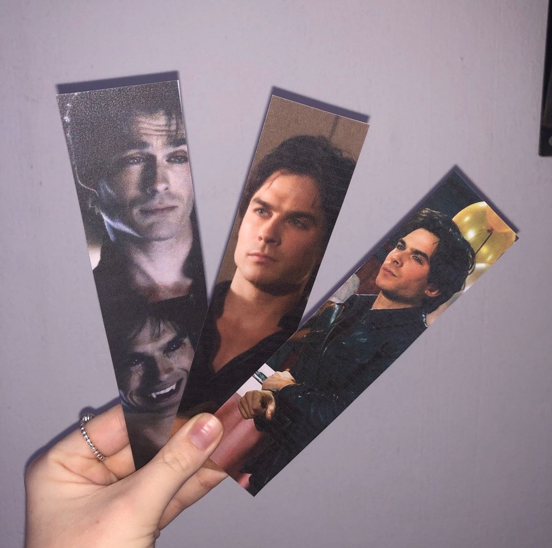 Damon Salvatore Bookmark Trio - Etsy Canada