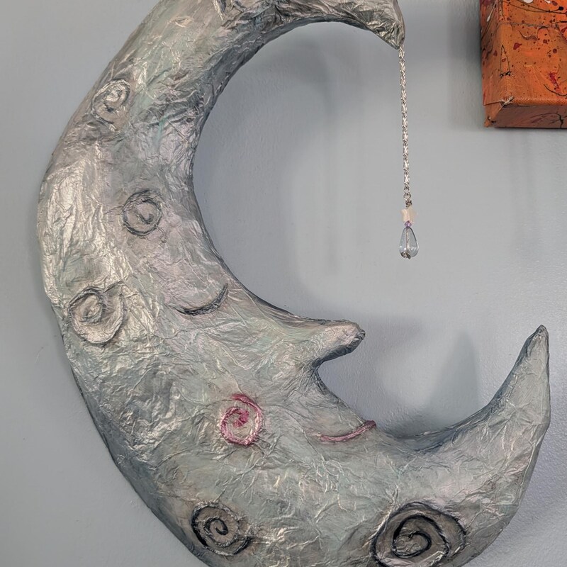 Paper Mache Moon - Etsy