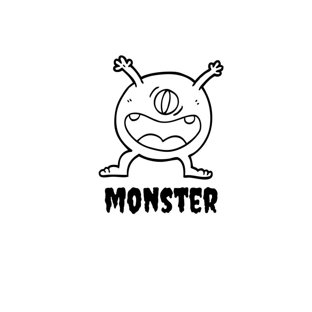 Monster 2 SVG - Etsy