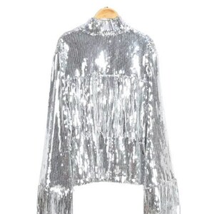 Sparkling Sequin Jackets for Women Boho Tasseled Coats in Vintage ...