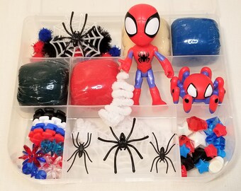 Spiderman Play Dough - Etsy