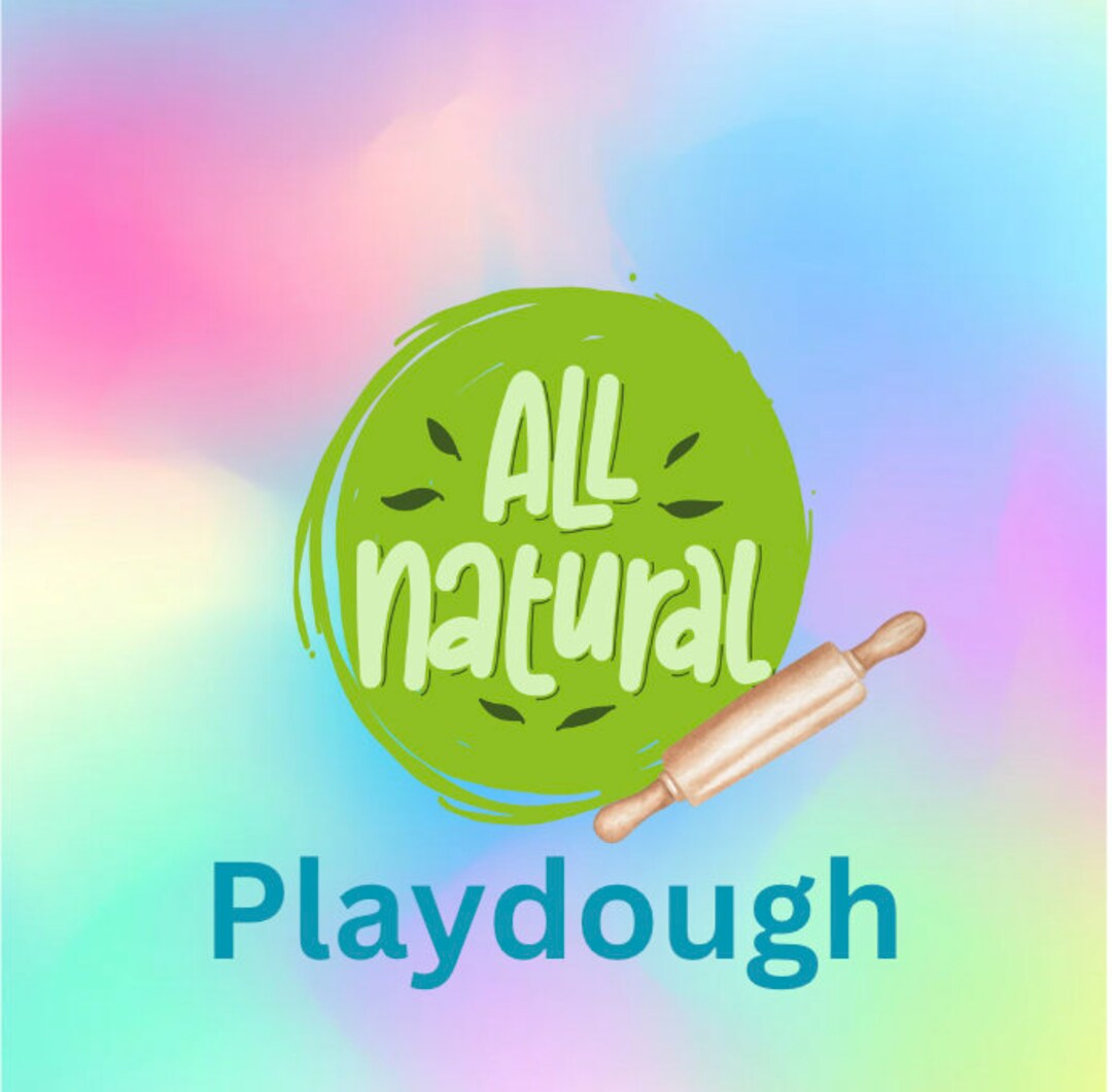 All Natural Playdough Choose Your Color Homemade Playdough - Etsy