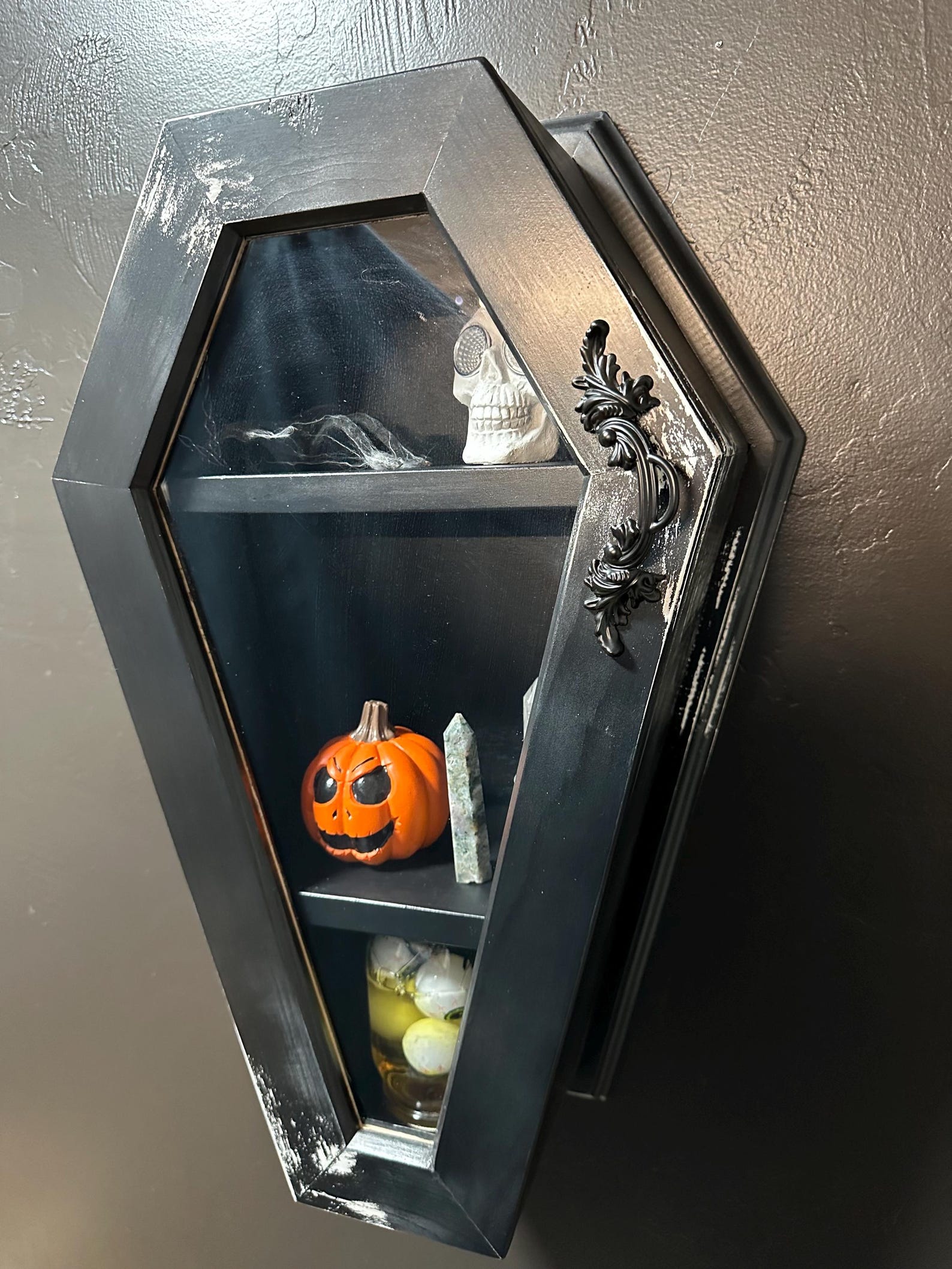 Handcrafted Gothic Display Coffin Cabinet - Etsy