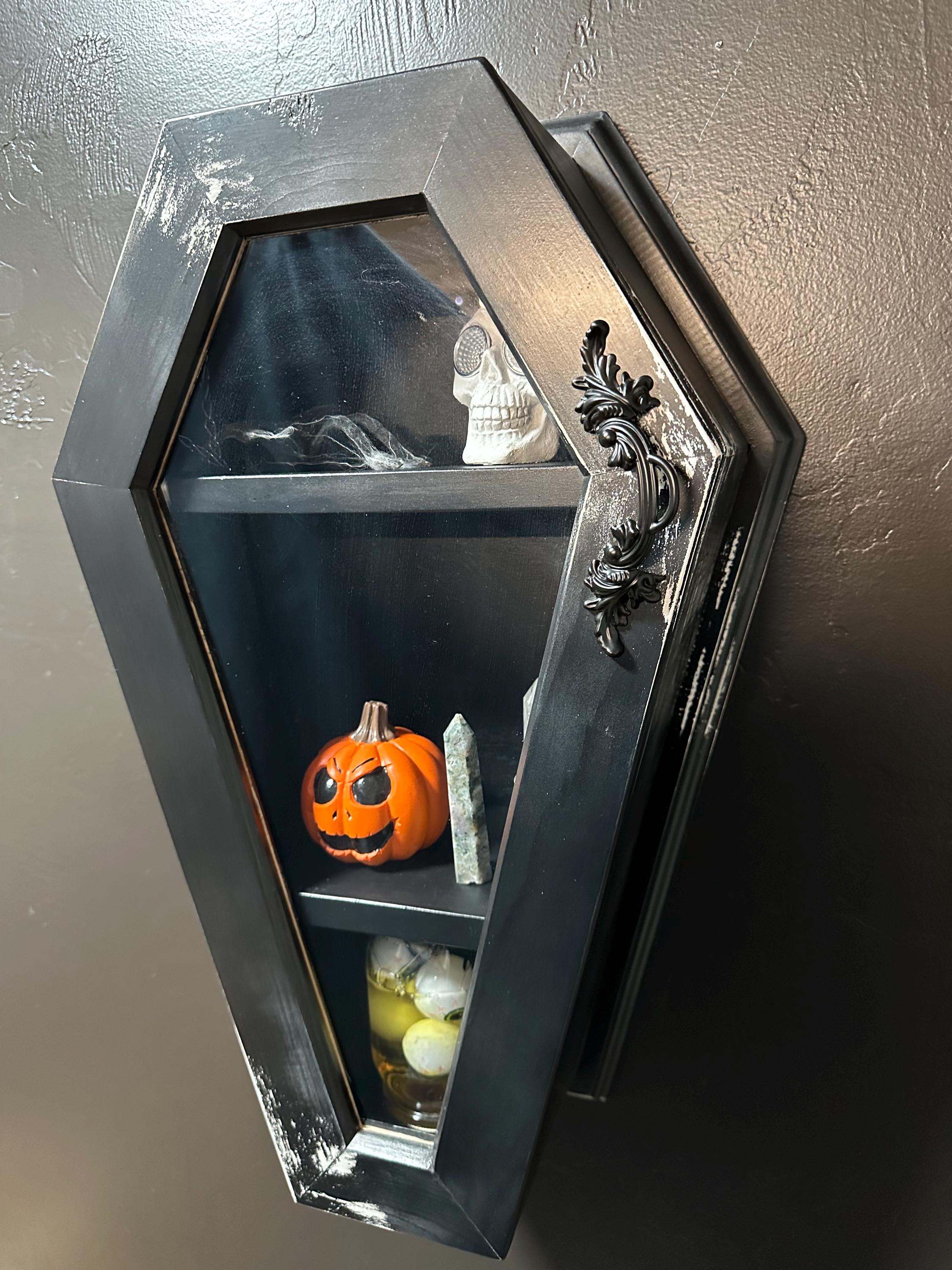 Handcrafted Gothic Display Coffin Cabinet - Etsy
