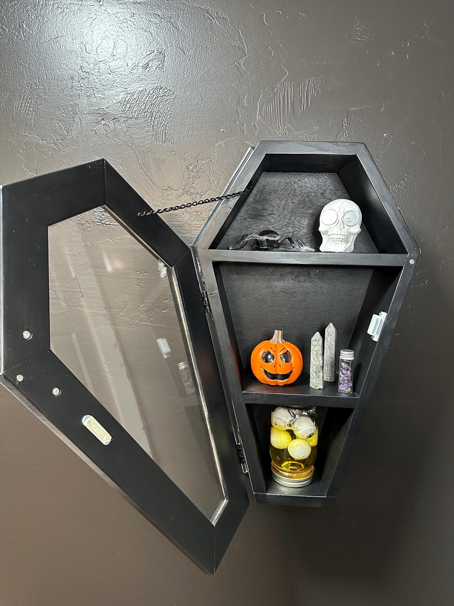 Handcrafted Gothic Display Coffin Cabinet - Etsy
