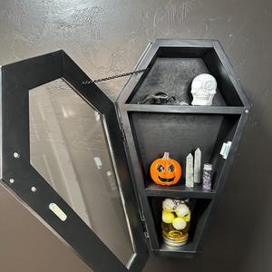Handcrafted Gothic Display Coffin Cabinet - Etsy